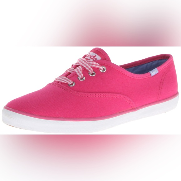 Keds | Shoes | Nwt Keds Womens Champion Bright Pink Sneaker Size 85 ...